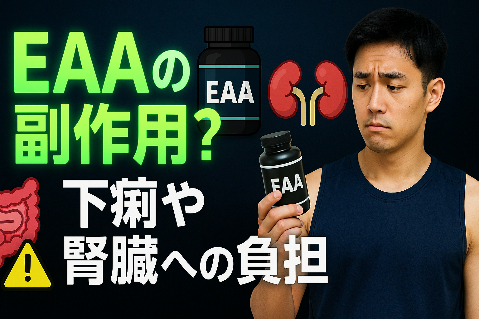 【2025年最新】EAAの副作用は本当？下痢や腎臓への負担の真実と安全な飲み方ガイド - CHOICE+
